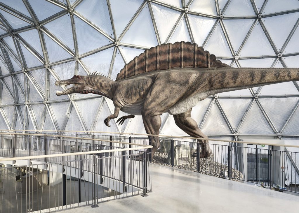 Empfangsgebäude „Mitoseum“ im Saurierpark, Kleinwelka – rimpf