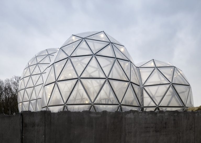 Empfangsgebäude „Mitoseum“ im Saurierpark, Kleinwelka – rimpf